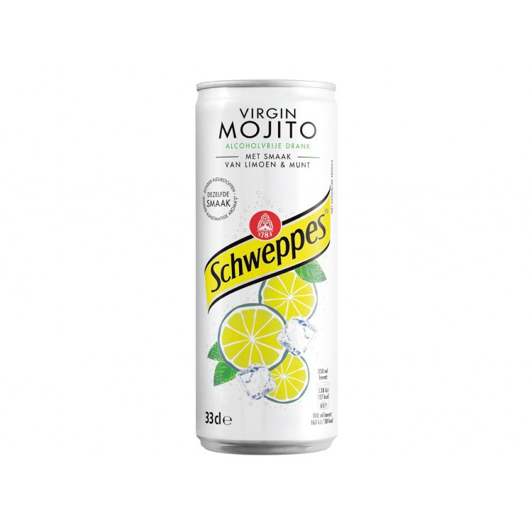 schweppes mojito 33cl – épicerie les 3 gourmets