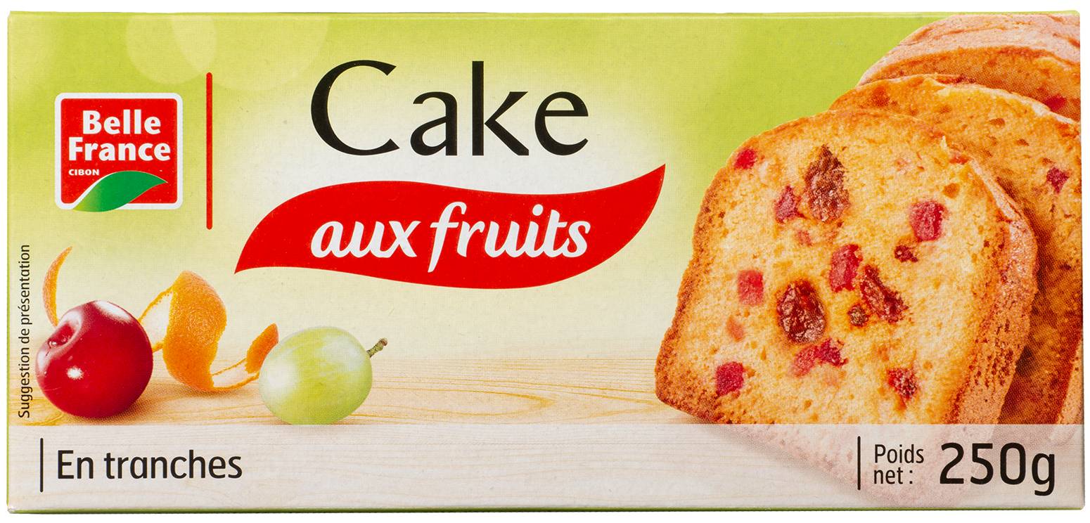 Belle France - Gâteau aux fruits 250g – épicerie les 3 gourmets