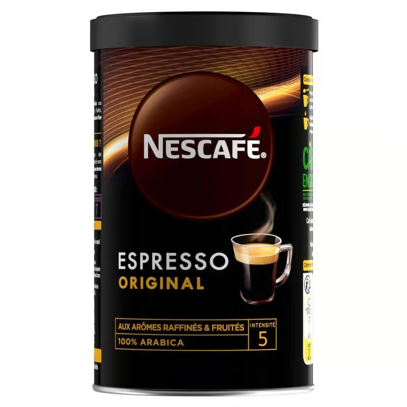 Nescafé Espresso Original Café soluble 100% arabica 95g – épicerie les ...