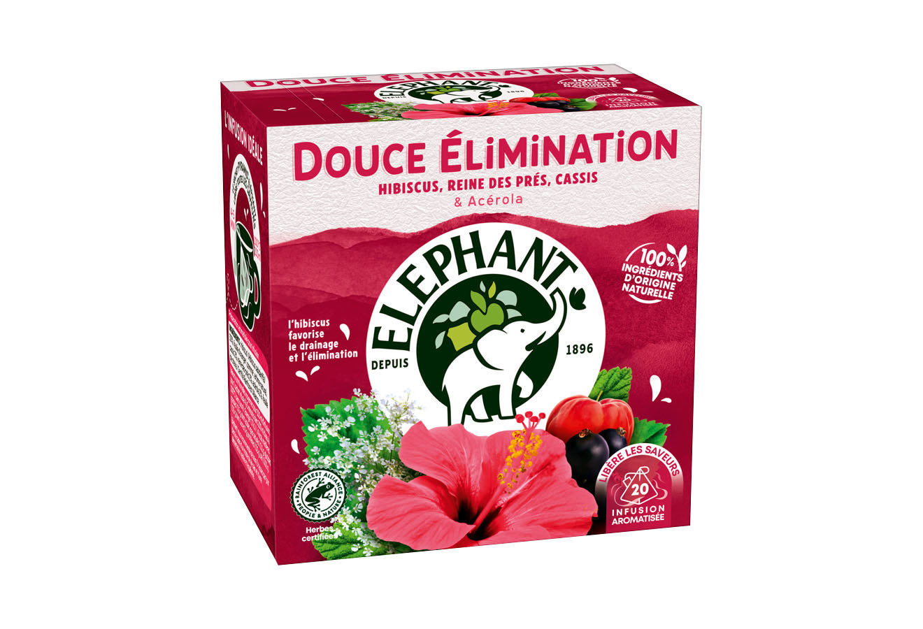 Infusion Douce Elimination (Elephant, 20 sachets pyramid - 30g ...