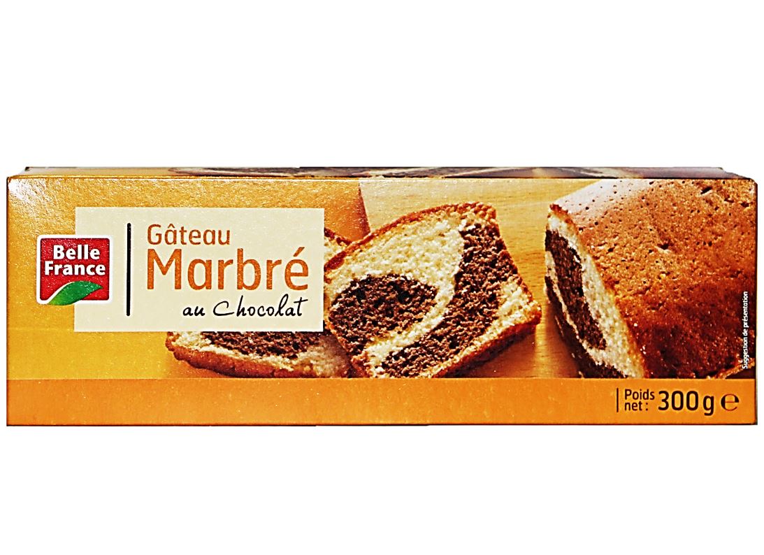 Belle france gateau marbré au chocolat 300g – épicerie les 3 gourmets