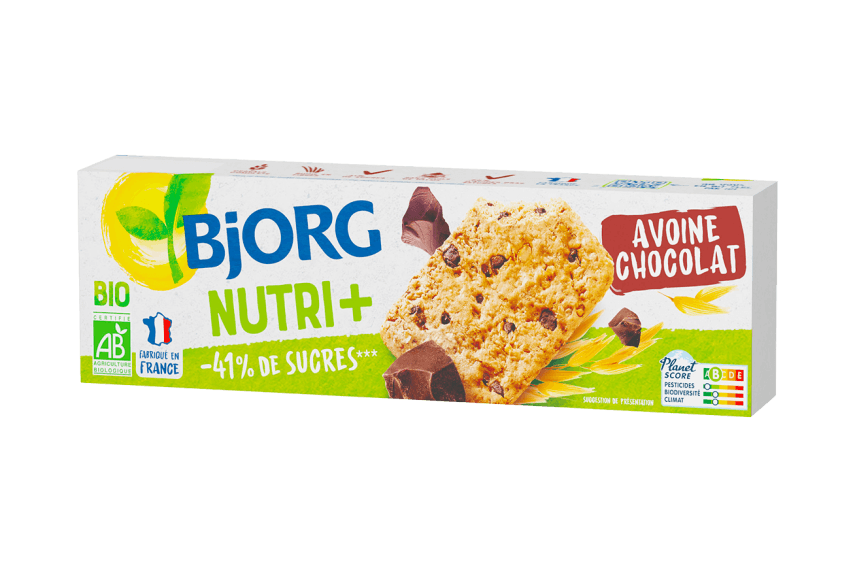 BJORG Biscuit Avoine Chocolat 130 g – épicerie les 3 gourmets