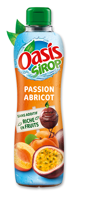 Oasis Sirop Passion Abricot 60CL – épicerie les 3 gourmets