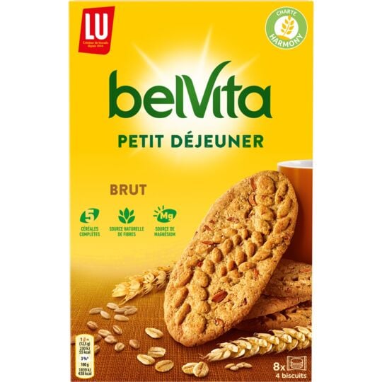 LU BELVITA Biscuits petit déjeuner brut Original 400g – épicerie les 3 ...