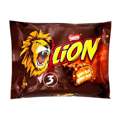 LION Barres chocolatées au caramel et céréales croustillantes 126G ...