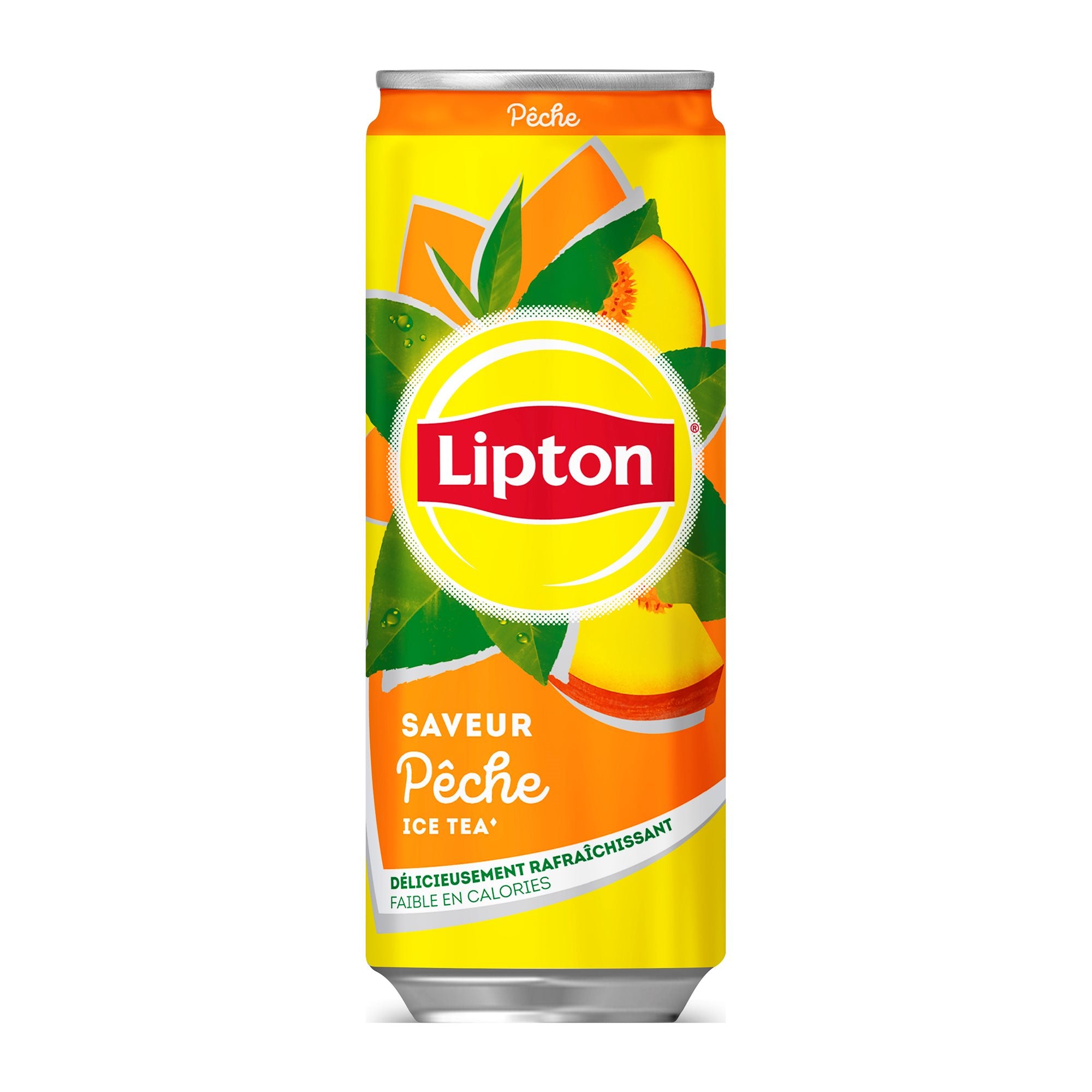 lipton ice tea peche 33cl – épicerie les 3 gourmets